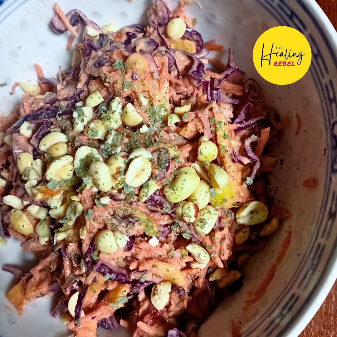 Mango & Peanut Slaw